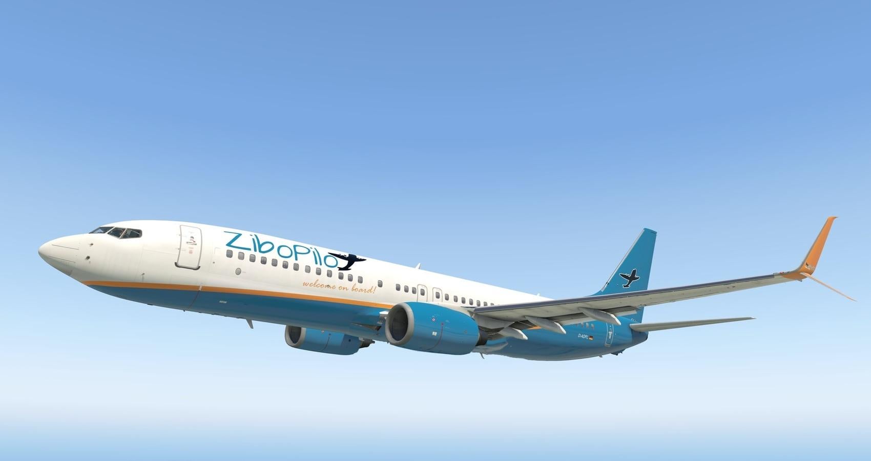 ZiboPilot livery for the Zibo Mod 737-800 - Aircraft Skins - Liveries ...