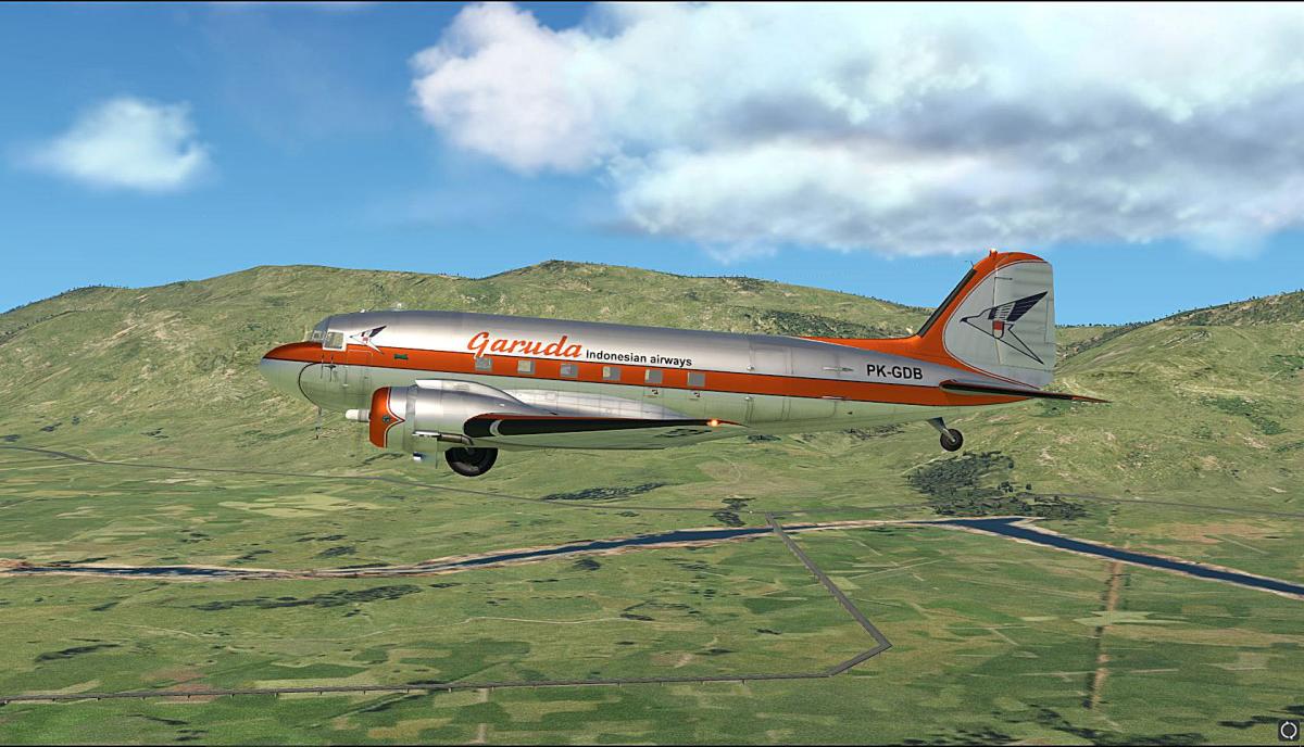 Garuda Airlines - Aeroworx (AWXDC3)Douglas C-47 - X-Plane.Org Forum