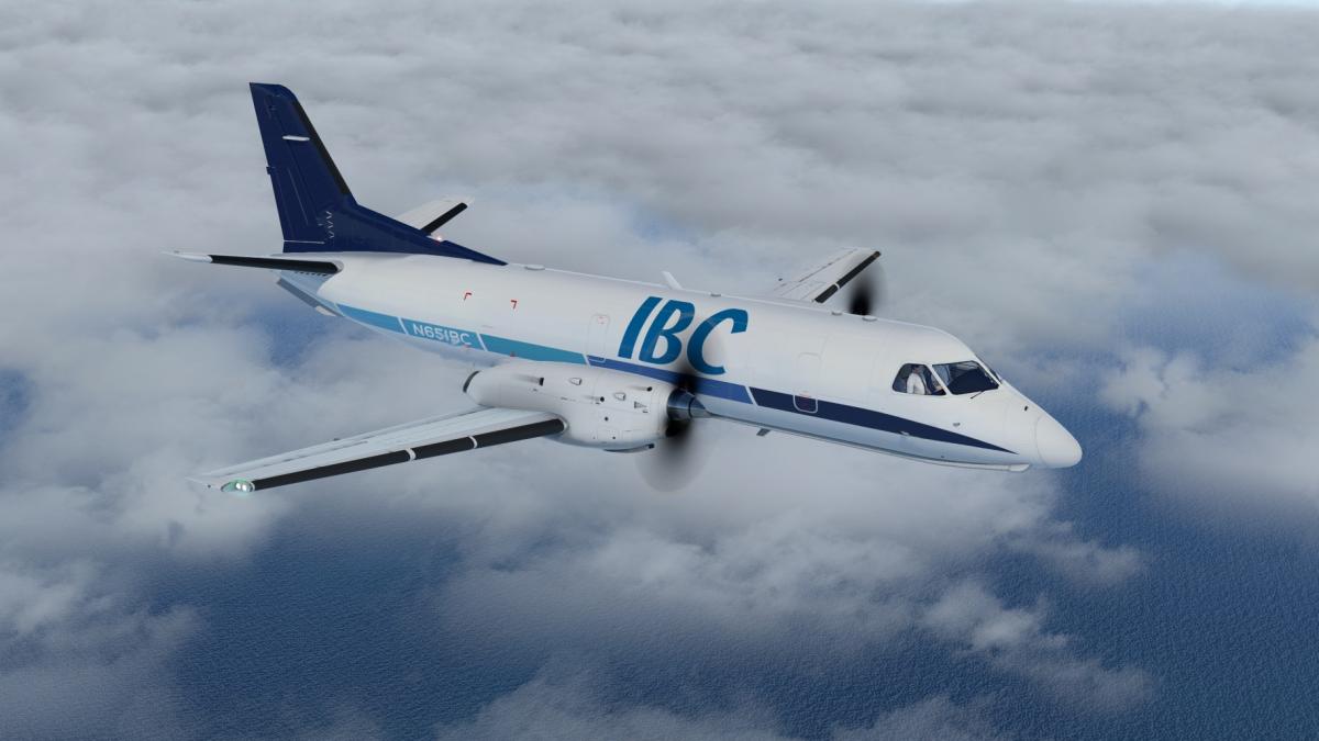 IBC Airways LES Saab 340A Freighter N651BC - Aircraft Skins - Liveries ...