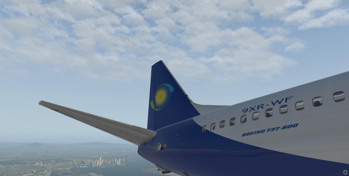 Zibo 738 V3.31 RwanAir Livery - Aircraft Skins - Liveries - X-Plane.Org ...