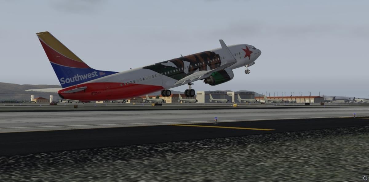 Zibo 738 V3.31 Southwest Airlines California One (New) Livery ...