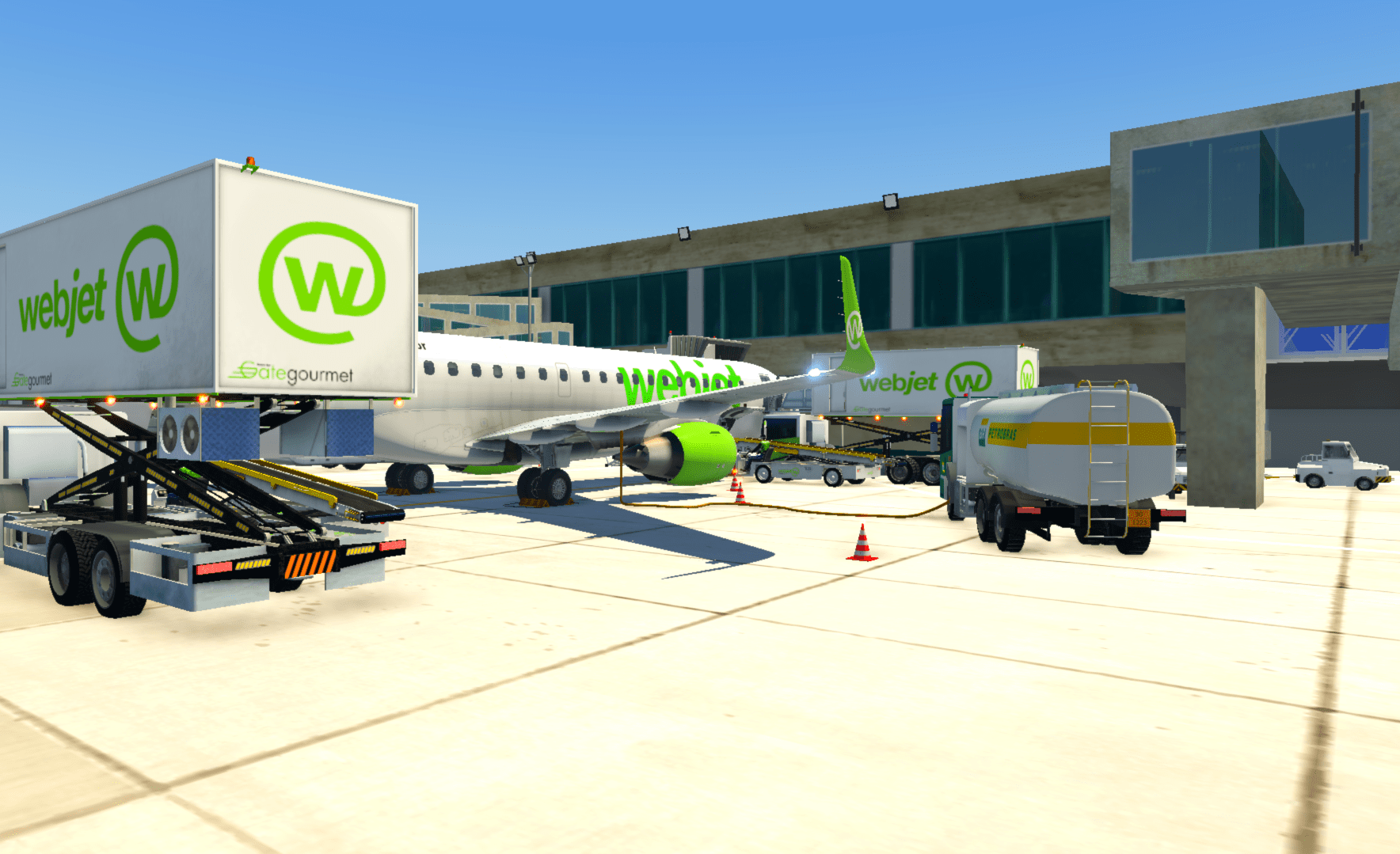WebJet livery ground handling deluxe - Payware Utilities - X-Plane.Org ...