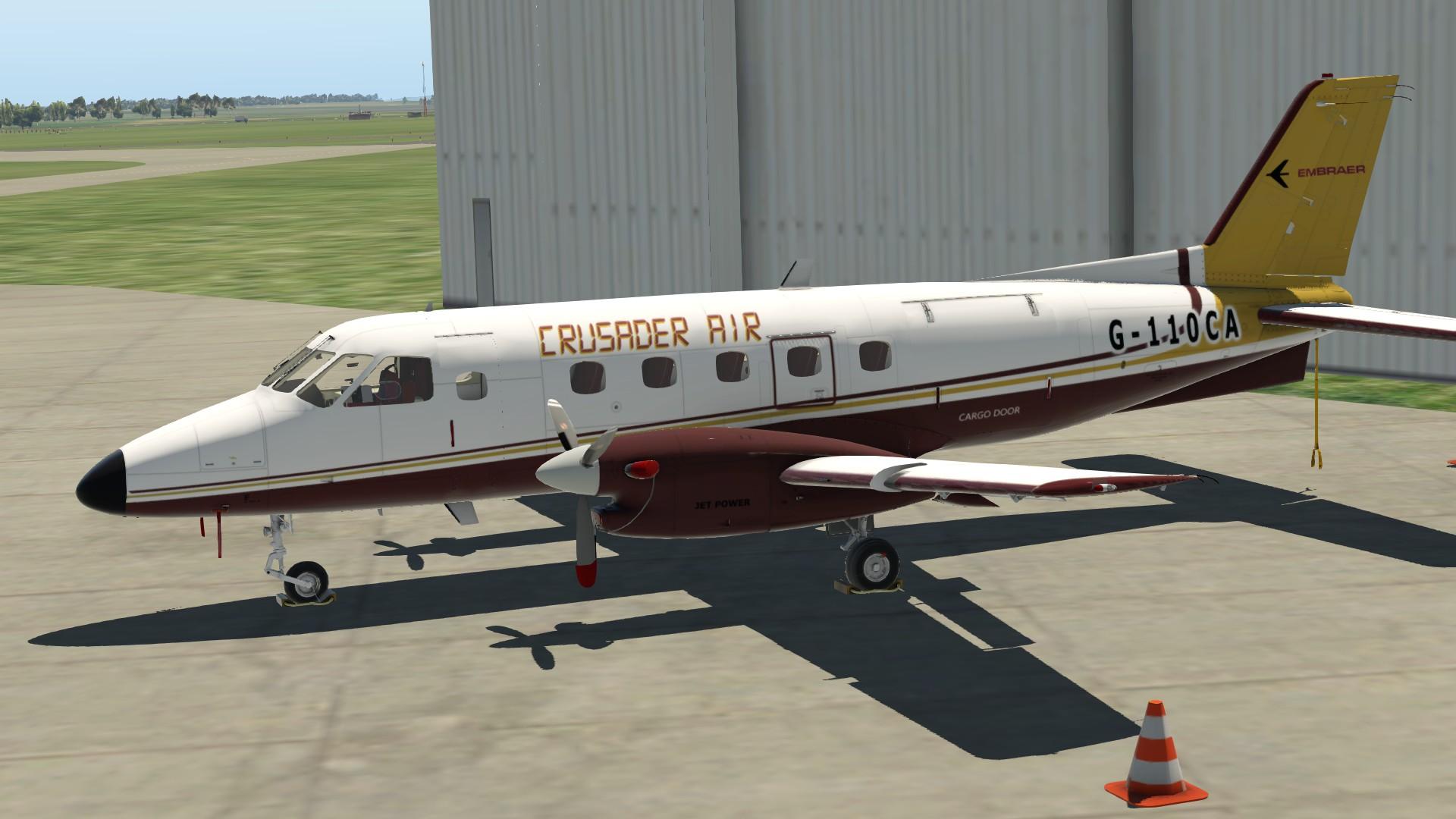 Dreamfoil Embraer 110 - Bandeirante G-110CA Crusader Air livery ...