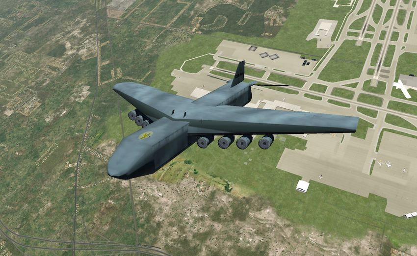 Boeing Pelican ULTRA 6,000,000 lb Cargo Plane - Military Aircraft - X ...