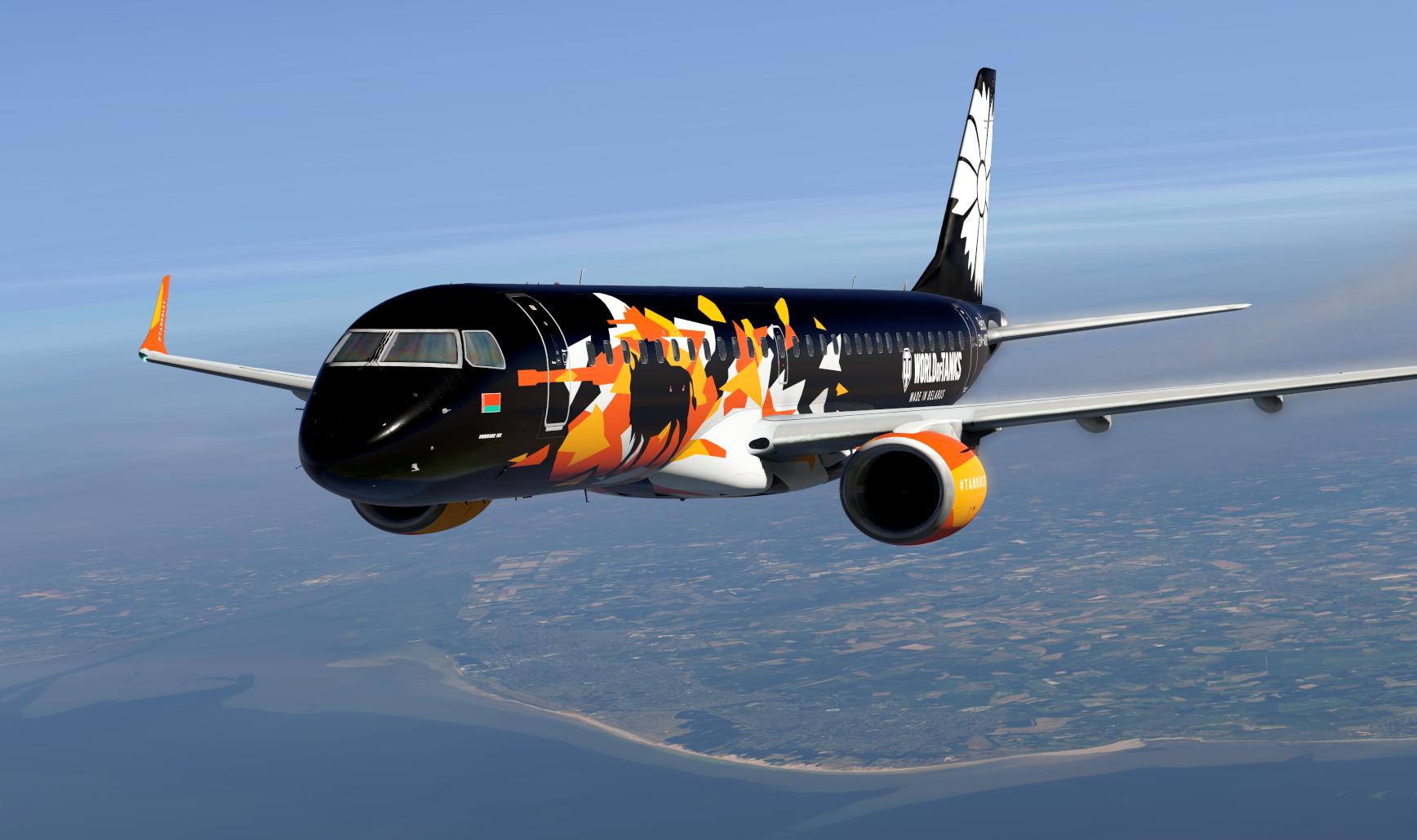Belavia EW-400PO #Tankolet for Embraer E195 v2 by X-Crafts - Freeware ...