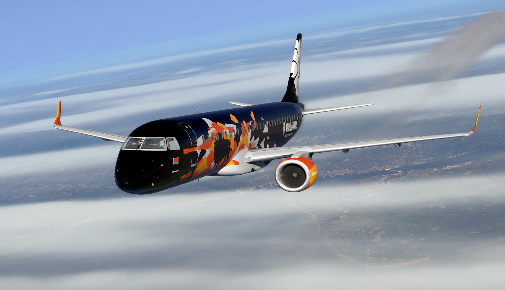 Belavia EW-400PO #Tankolet for Embraer E195 v2 by X-Crafts - Freeware ...