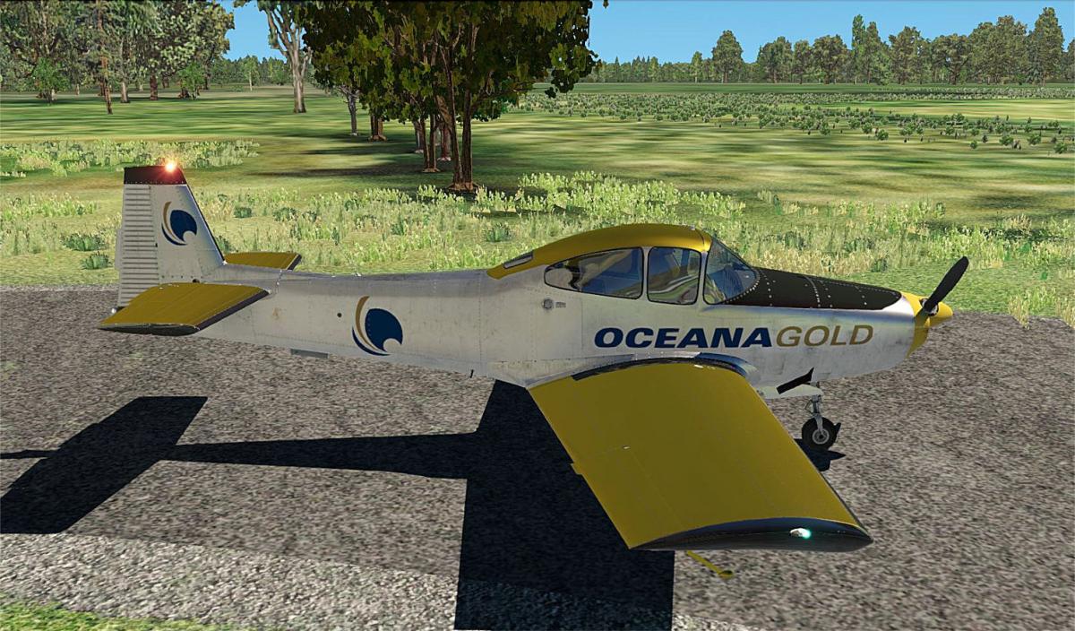 'Oceana Gold' N-OCEA (VFlyteAir Ryan Navion 205) Freeware - Aircraft ...