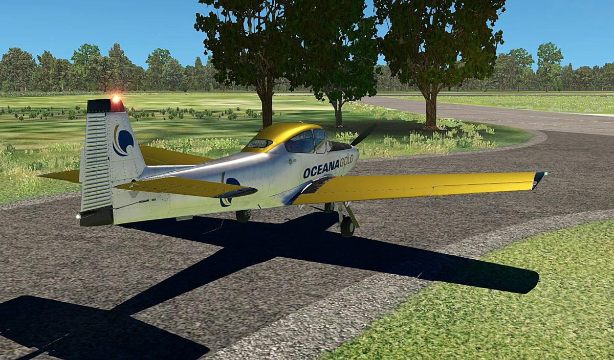 'Oceana Gold' N-OCEA (VFlyteAir Ryan Navion 205) Freeware - Aircraft ...