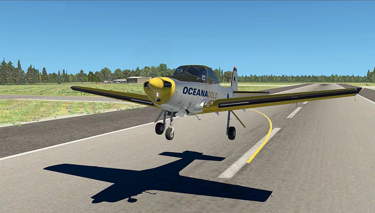 'Oceana Gold' N-OCEA (VFlyteAir Ryan Navion 205) Freeware - Aircraft ...