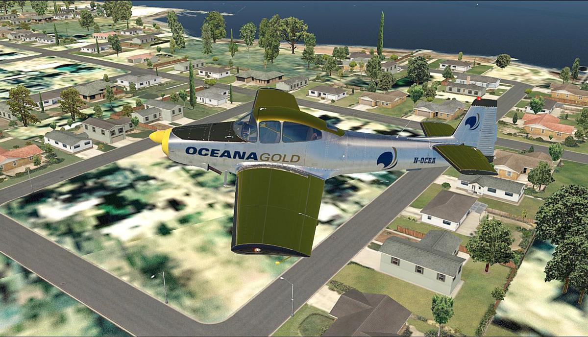 'Oceana Gold' N-OCEA (VFlyteAir Ryan Navion 205) Freeware - Aircraft ...