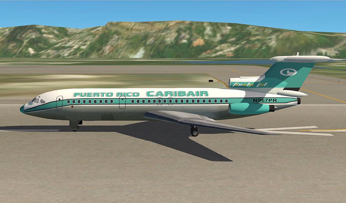 Caribair Fiesta Jet N967PR Hawker Siddley Trident 1c v30 (Michael ...