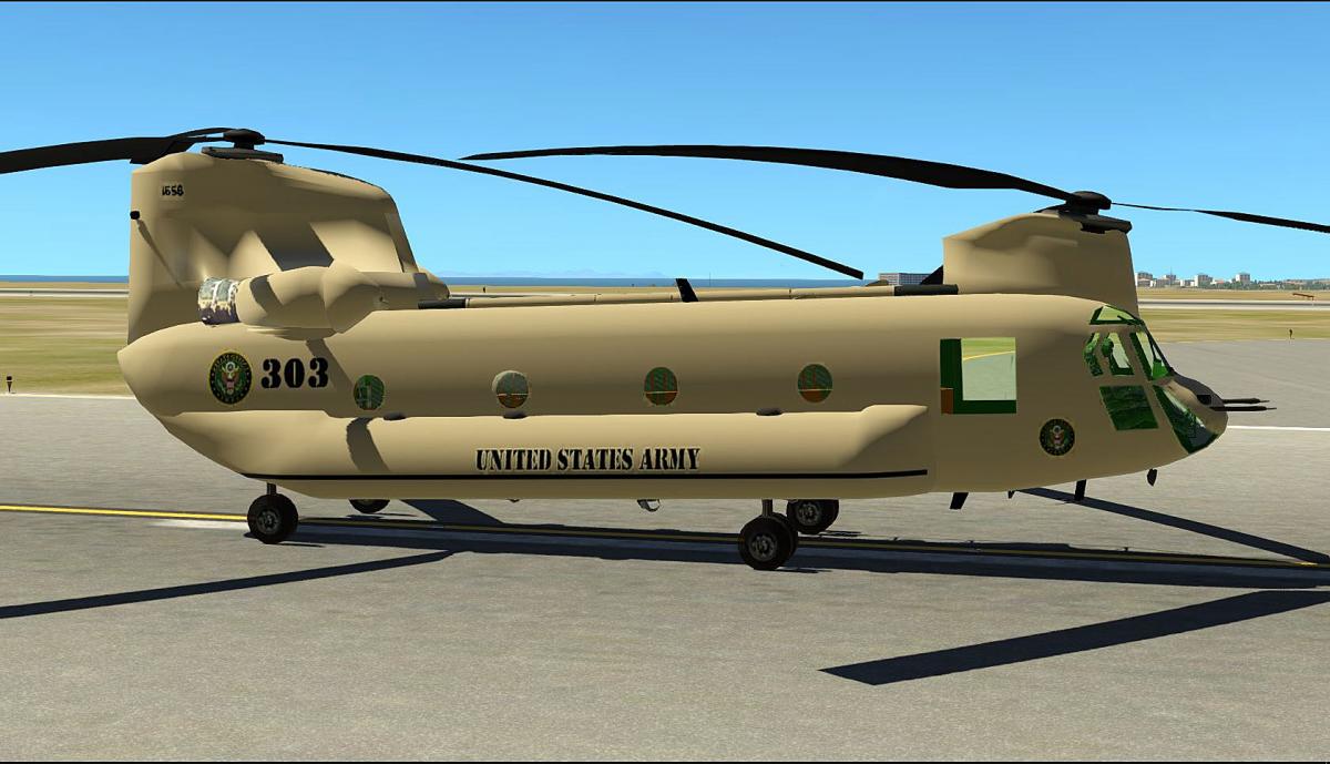 US Army 33 Sqd Boeing/Vertol CH-47D Chinook 1.2 (By Kemblespotter ...