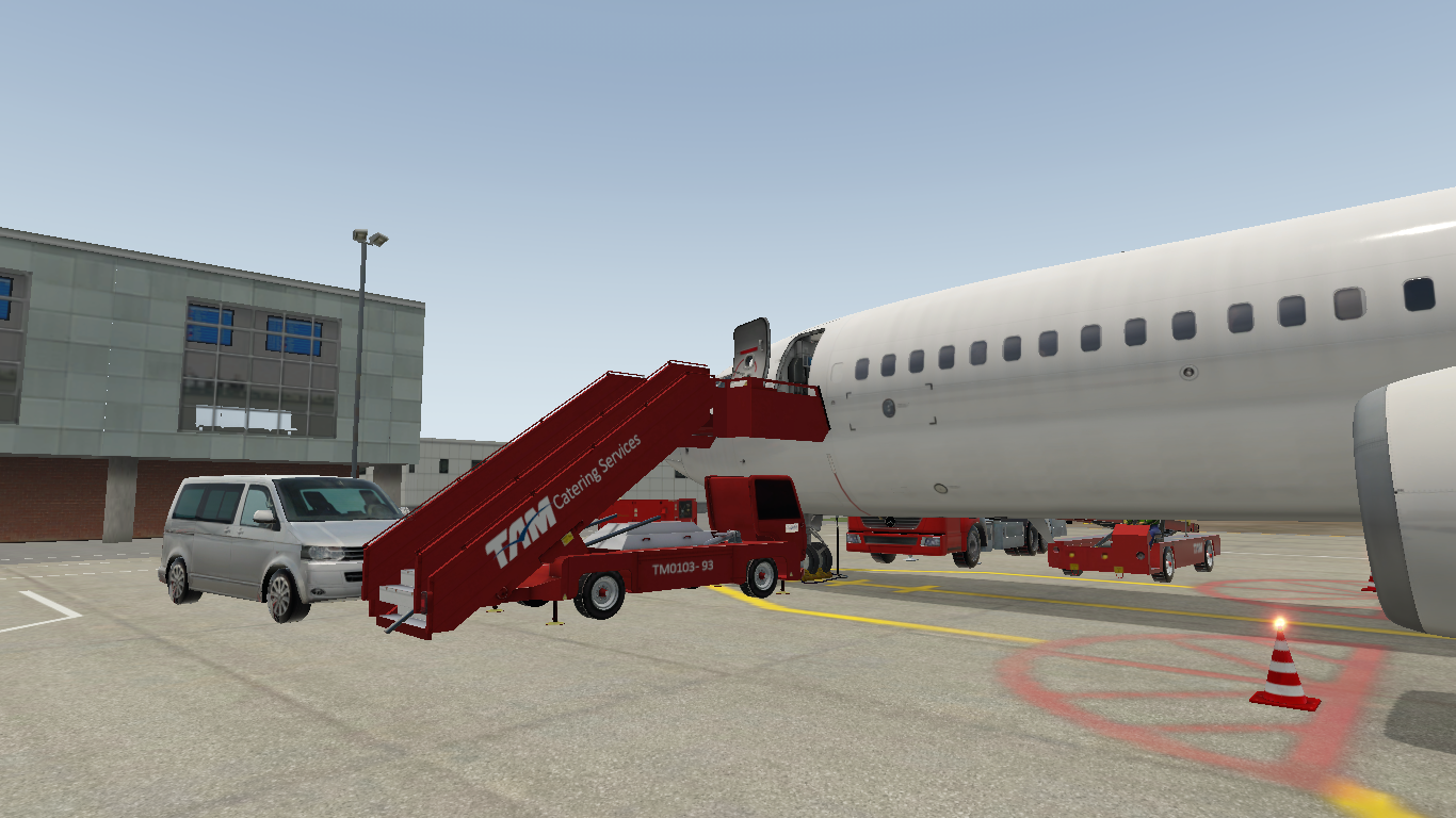 Ground Handling Deluxe - TAM The magic red carpet - Brasil - X-Plane ...