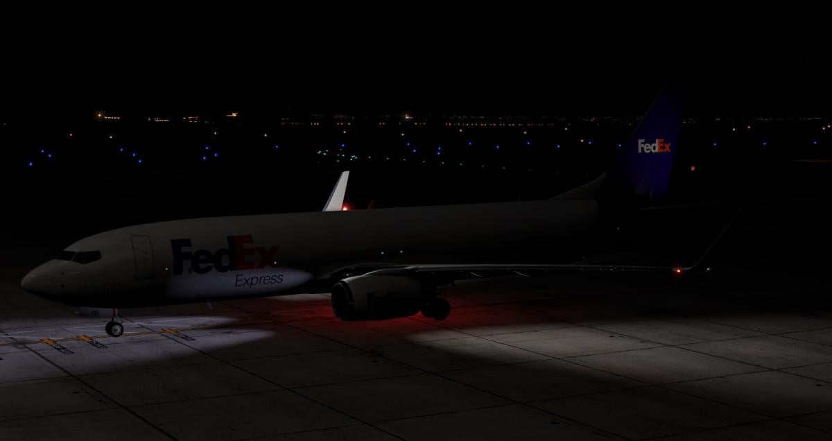 FedEx Express livery Boeing 737-800(BCF) G-NPTD (Zibo 3.44+) - Aircraft ...