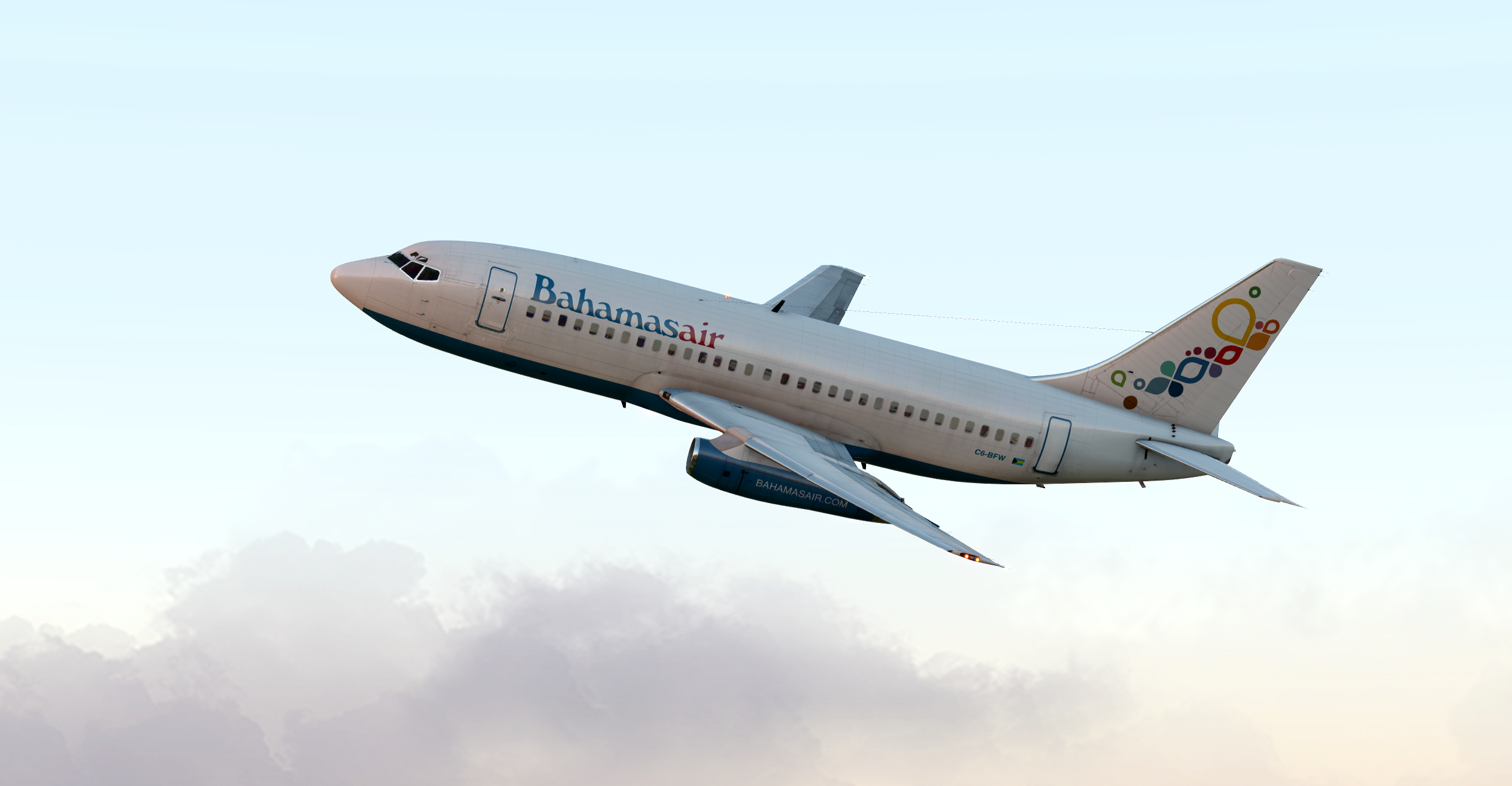 Bahamasair (Three Variants) - FlyJSim 737-200 - 732 TwinJet Paints - X ...