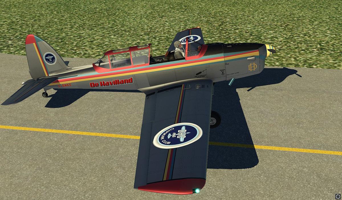 DHC One Chipmunk Club G-DHCC - Aircraft Skins - Liveries - X-Plane.Org ...