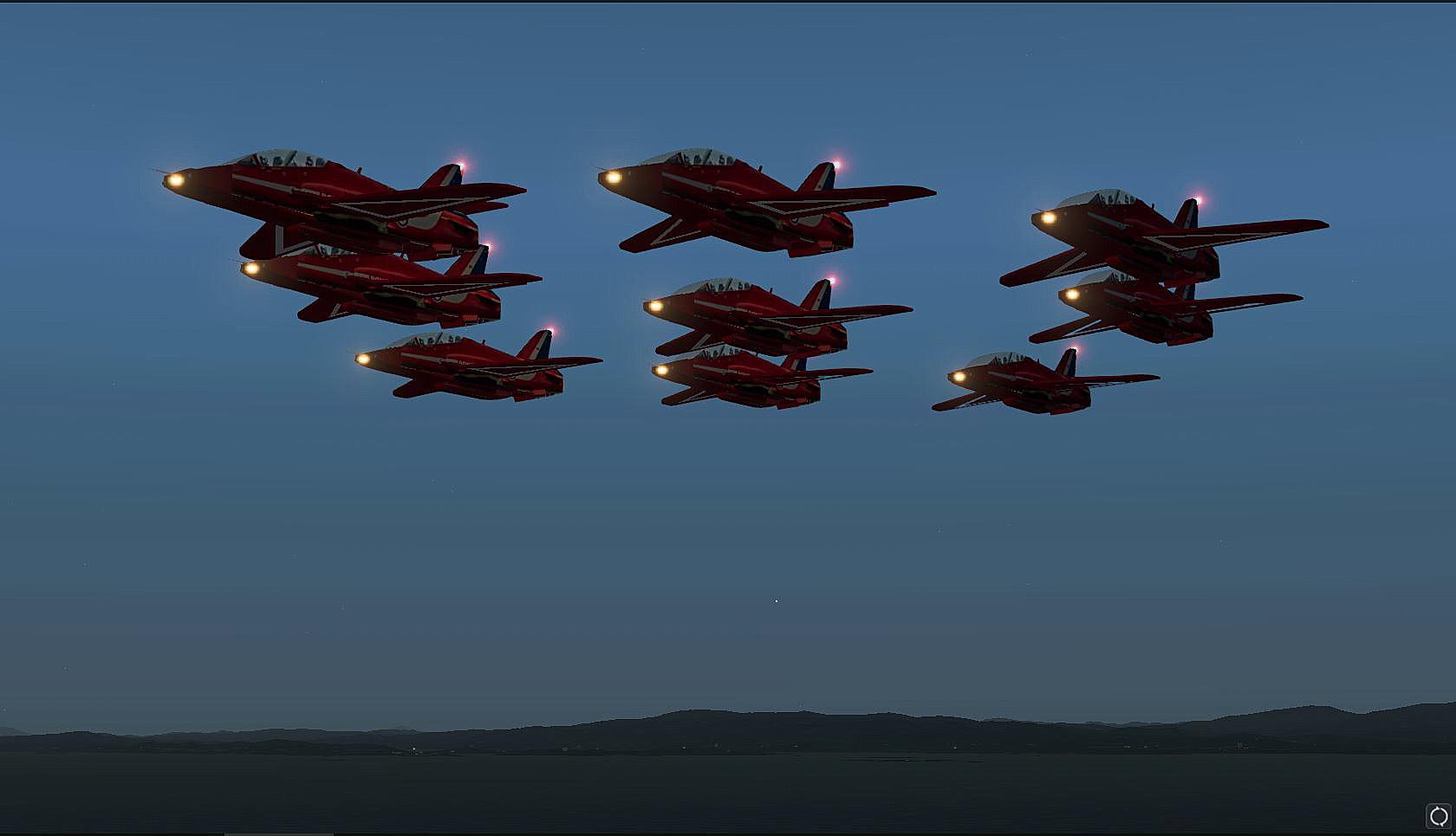 RAF Red Arrows Display Team (Animated) - Objects - X-Plane.Org Forum