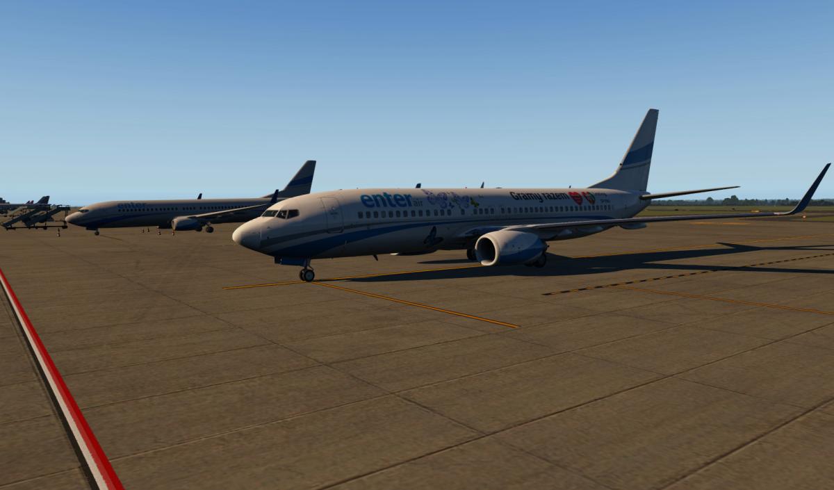 B738 Enter air WOŚP(SP-ENU) - Aircraft Skins - Liveries - X-Plane.Org Forum