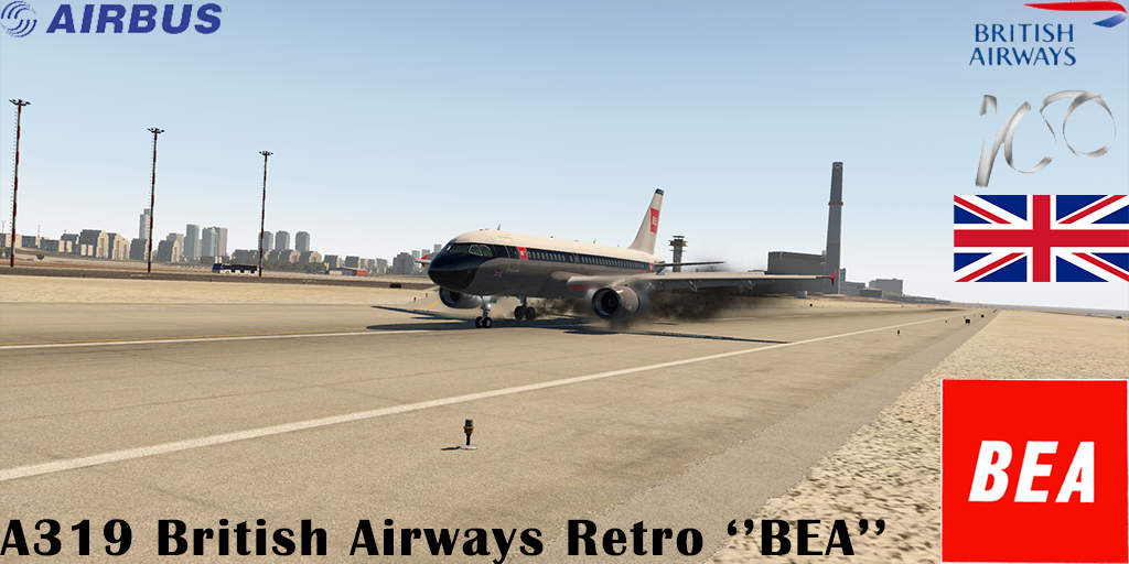 A319 Toliss ''BEA'' Retro Livery For XP11 - Aircraft Skins - Liveries ...