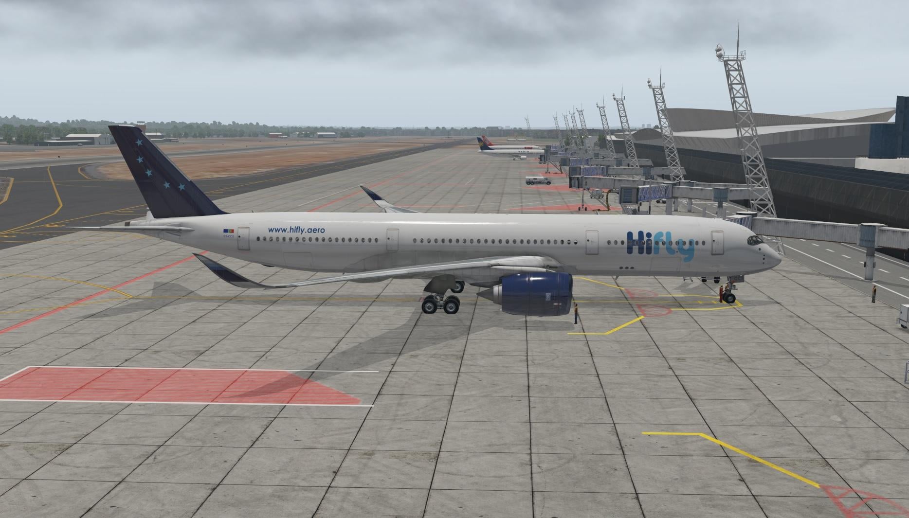 Airbus A350 Hi Fly - Model Classic - Aircraft Skins - Liveries - X ...