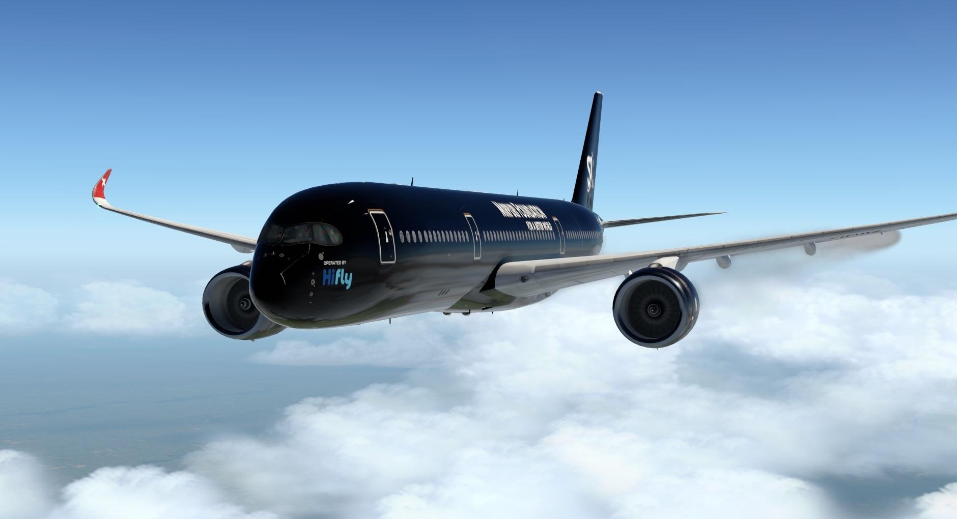 Airbus A350 Hi Fly - Model S3 - Aircraft Skins - Liveries - X-Plane.Org ...