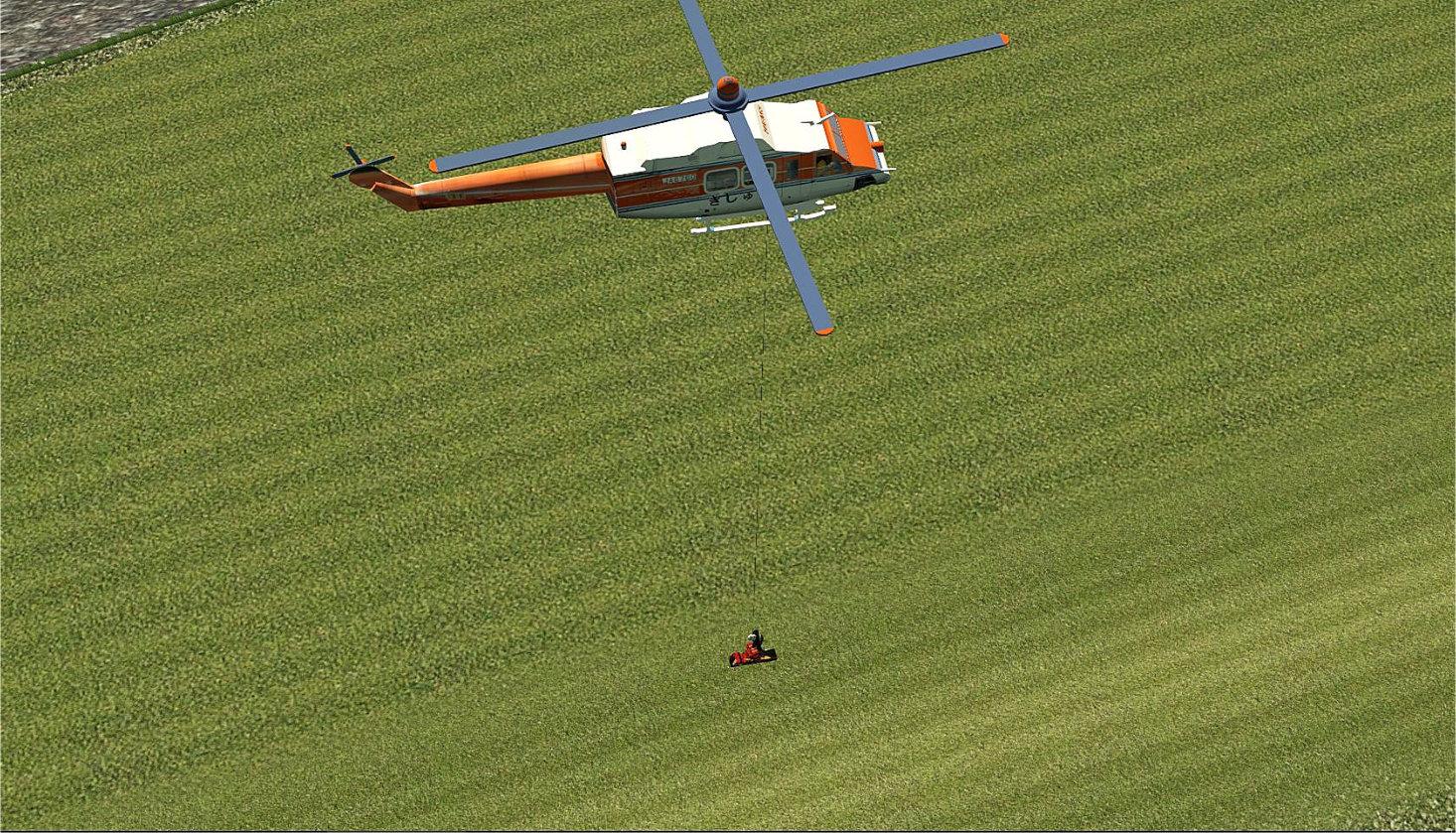 HEMS Helicopter With Stretcher Static (Animated) - Objects - X-Plane ...