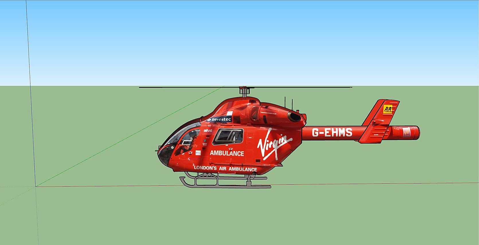 G-EHMS Static MD902 London Air Ambulance (Animated) - Objects - X-Plane ...