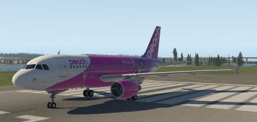 ToLiss A319 Peach Airlines KanColle - Aircraft Skins - Liveries - X ...