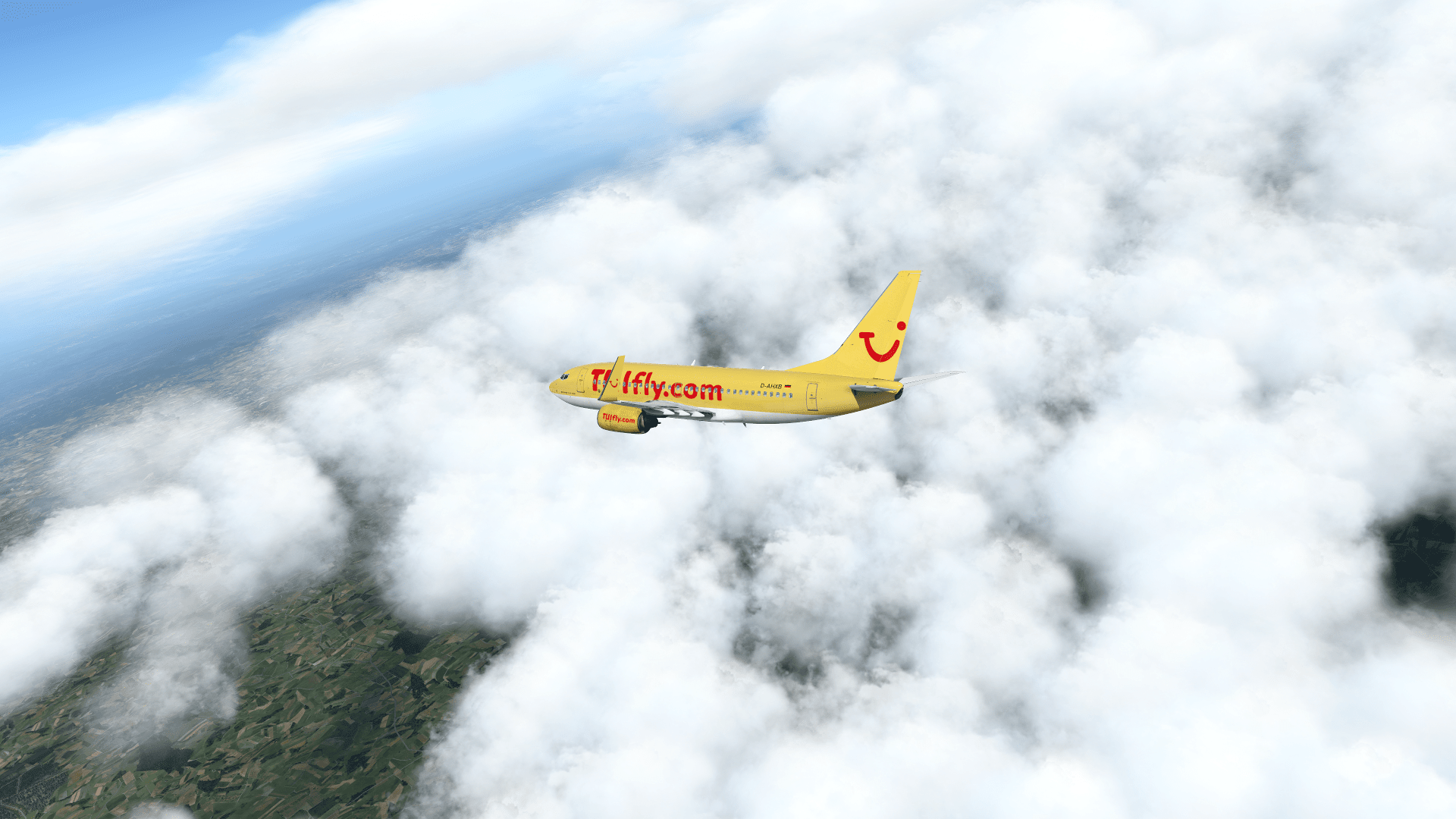 Tuifly yellow 737-700 Utlimate D-AHXB - Aircraft Skins - Liveries - X ...
