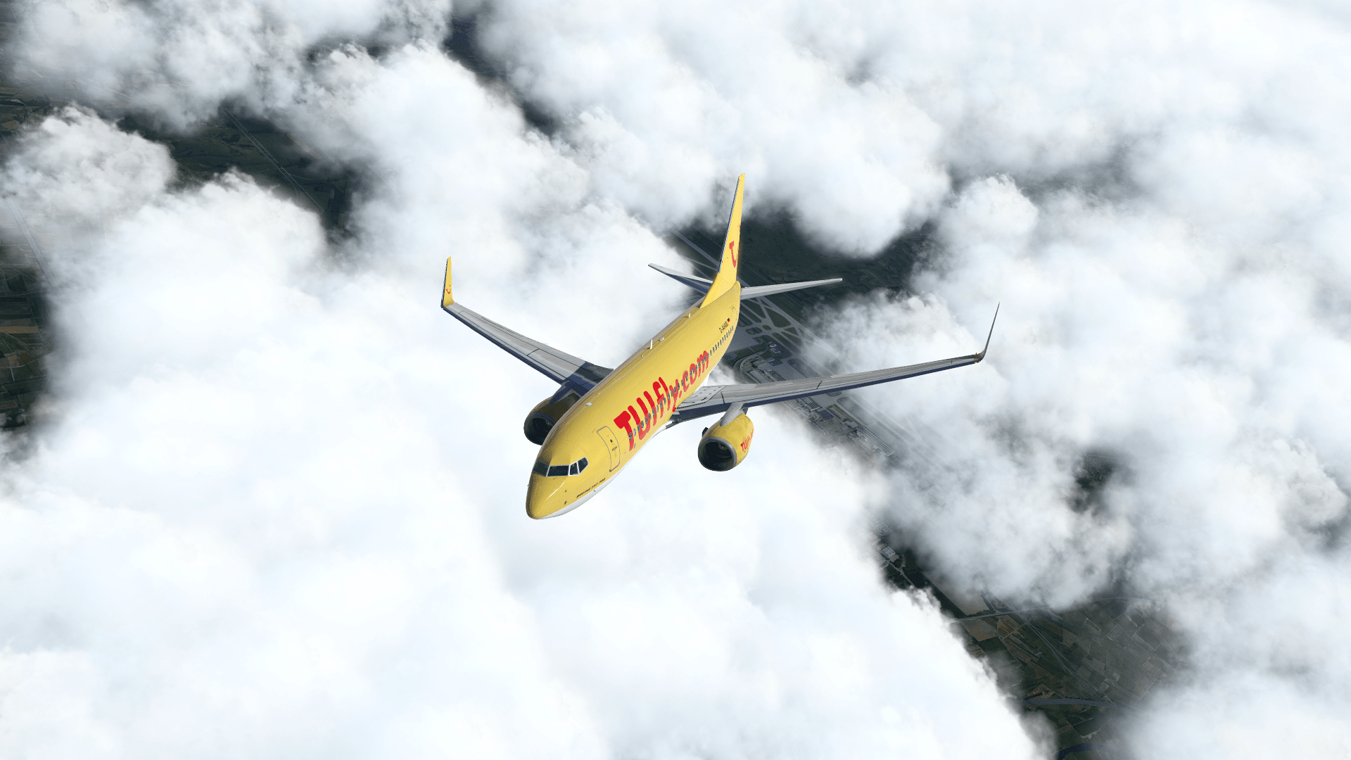 Tuifly yellow 737-700 Utlimate D-AHXB - Aircraft Skins - Liveries - X ...