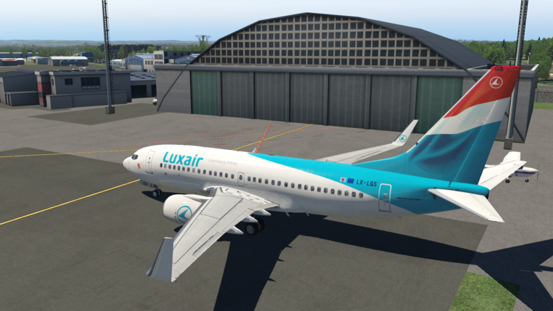 B737-700U Luxair Fleet - Aircraft Skins - Liveries - X-Plane.Org Forum