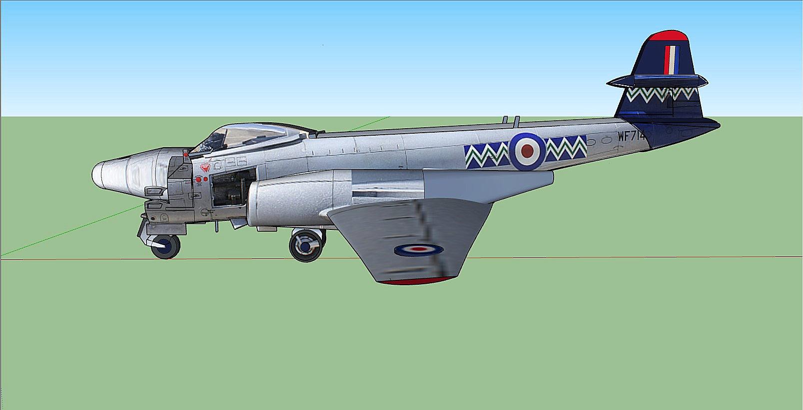Gloster Meteor (Static & Animated) - Objects - X-Plane.Org Forum