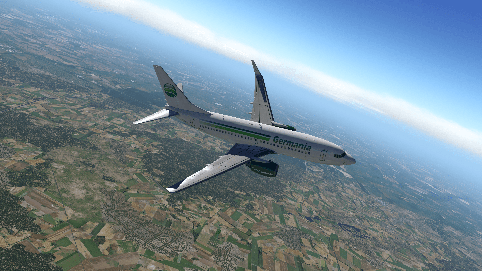 Germania 737-700 Ultimate D-AGES - Aircraft Skins - Liveries - X-Plane ...