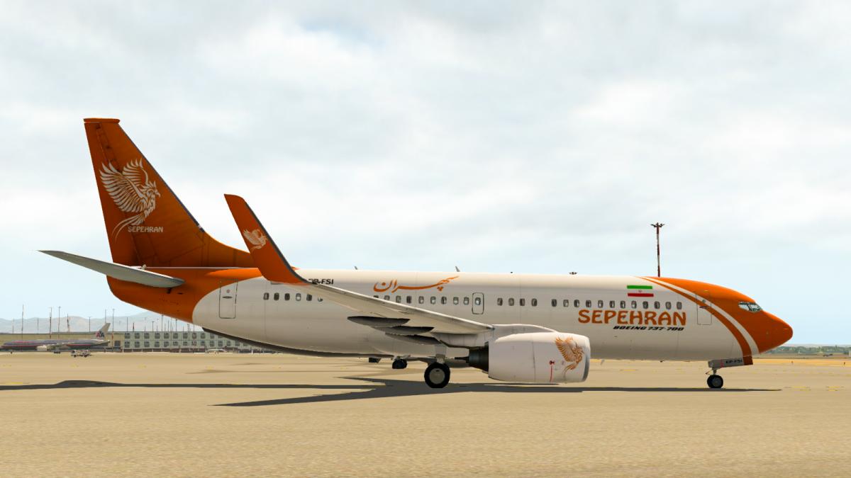 Sepehran Airlines 737-700(Fictional) for EADT - Aircraft Skins ...