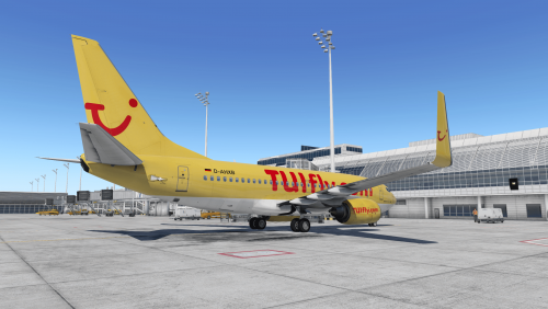 Tuifly yellow 737-700 Utlimate D-AHXB - Aircraft Skins - Liveries - X ...