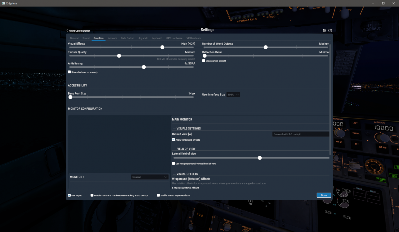 Changed from fullscreen to window mode, now can't change back - XP11 ...