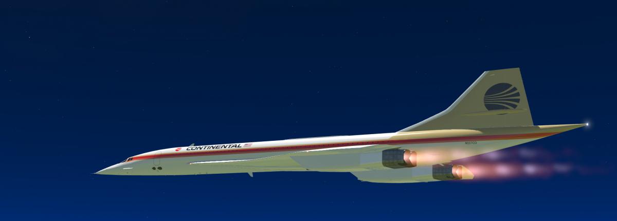 Concorde Continental Airlines - Concorde by Colimata - X-Plane.Org Forum