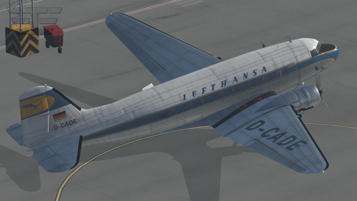 VSKYLABS - DC-3/C-47 - Lufthansa - D-CADE - VSKYLABS DC-3 / C-47 - X ...