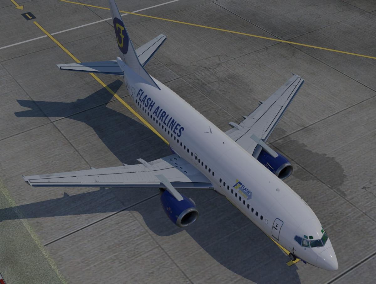 Flash Airlines (Clean & Dirty) - Aircraft Skins - Liveries - X-Plane ...