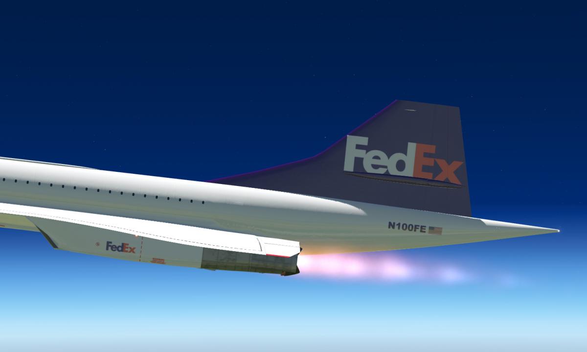Concorde FedEx - Concorde by Colimata - X-Plane.Org Forum