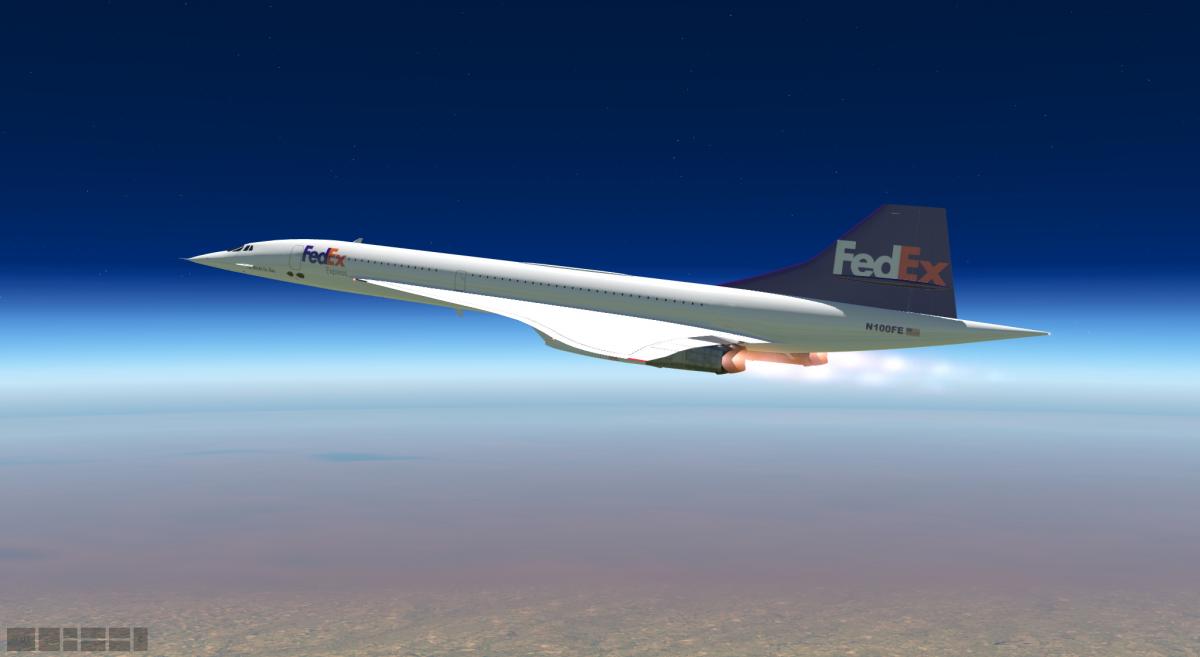 Concorde FedEx - Concorde by Colimata - X-Plane.Org Forum