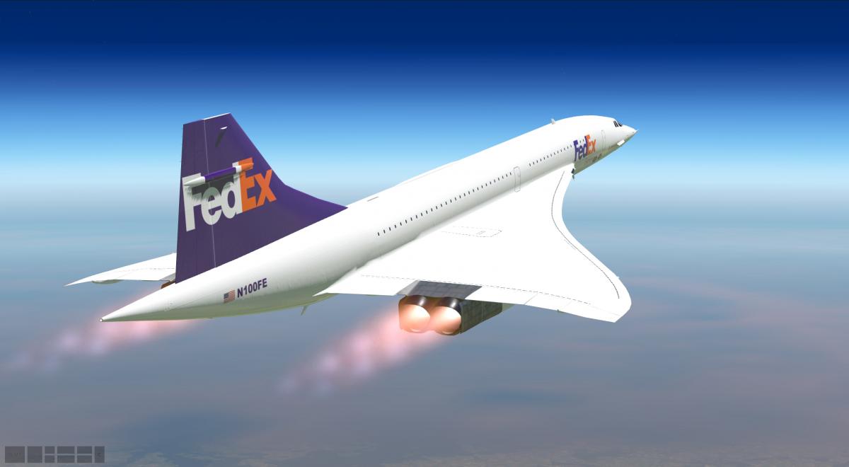Concorde FedEx - Concorde by Colimata - X-Plane.Org Forum