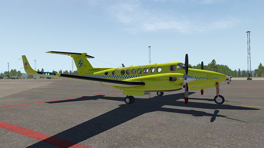 Airfoillabs Beech 350 Lufttransport - Aircraft Skins - Liveries - X ...