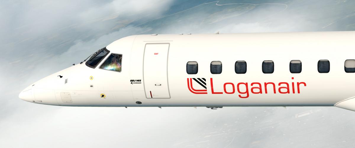 Loganair White G-SAJG for X-Crafts ERJ145 - ERJ Family by X-Crafts - X ...