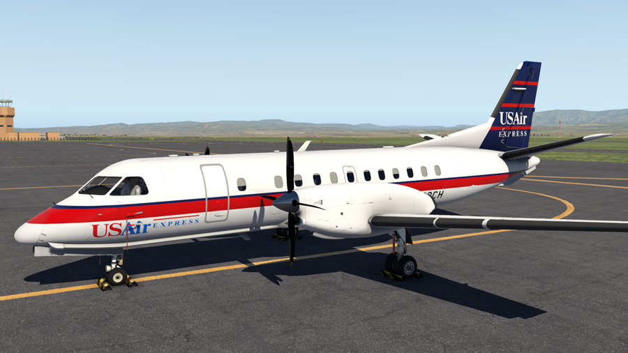 USAir Saab 340 N233CH - Aircraft Skins - Liveries - X-Plane.Org Forum