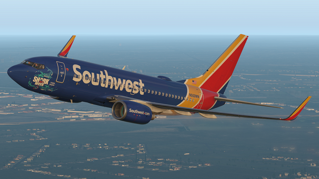 Southwest Airlines SharkWeek (Tiger Shark) - Aircraft Skins - Liveries ...