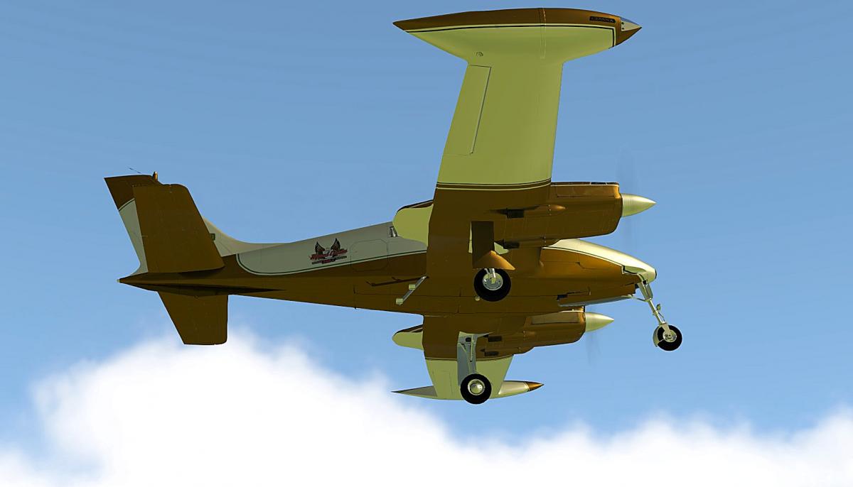 Metallic Coffee & Cream (X-Aviation Cessna 310L) - Aircraft Skins ...