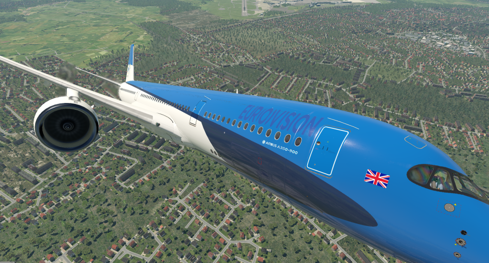 FlightFactor A350 Eurovision Airlines - Aircraft Skins - Liveries - X ...