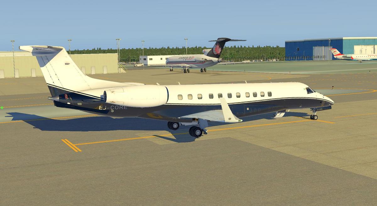 Black Belly Livery Embraer Legacy 650 ERJ-135BJ by X-Crafts - ERJ ...