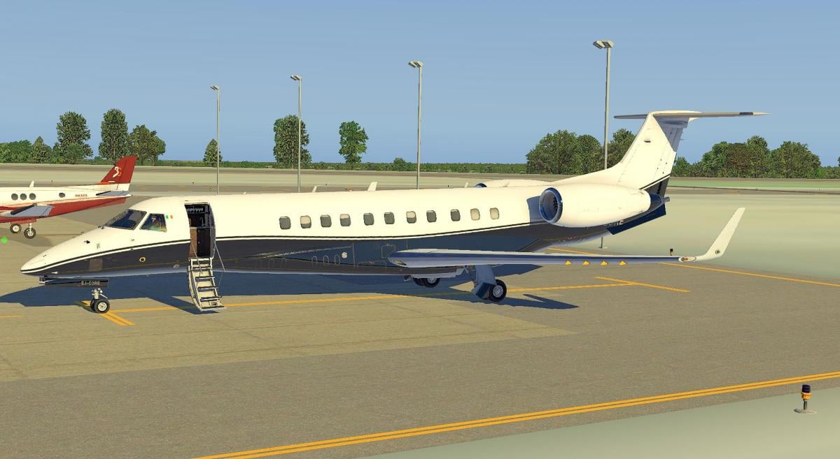 Black Belly Livery Embraer Legacy 650 ERJ-135BJ by X-Crafts - ERJ ...